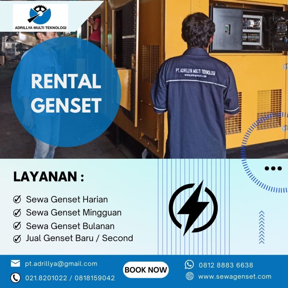 Sewa Genset Terdekat | PT. Adrillya Multi Teknologi
