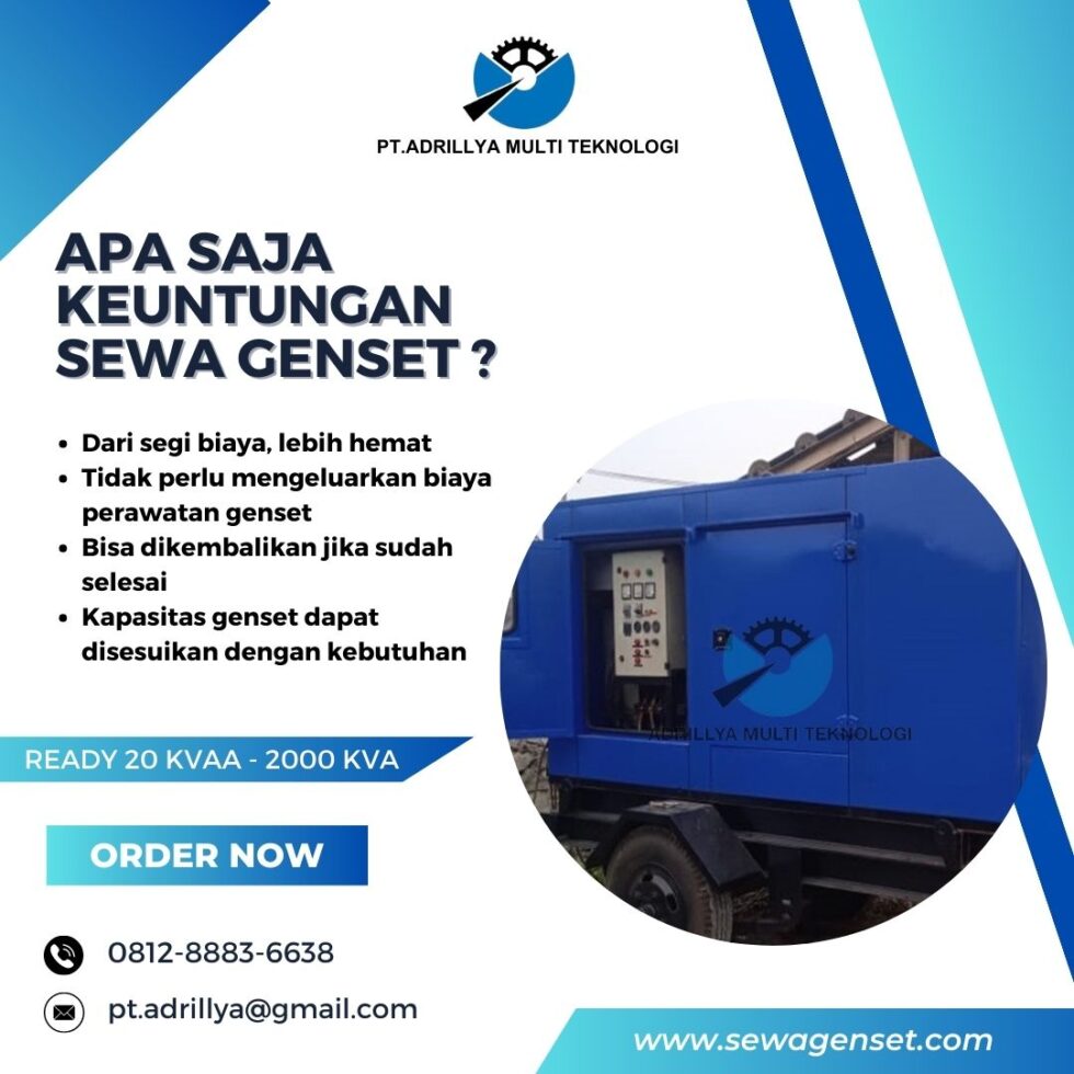 Sewa Genset Cilincing Terlengkap | PT. Adrillya Multi Teknologi