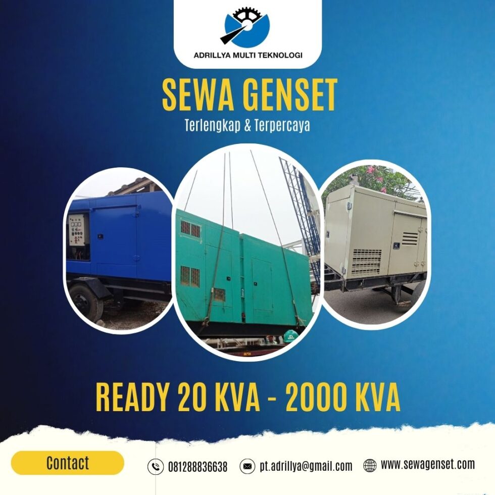 Sewa Genset Bulanan Cikarang | PT. Adrillya Multi Teknologi